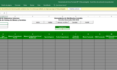 ‎Que debo hacer, esta protegida la hoja de excel de la DGII y puedo ...