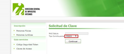 ‎Cómo puedo llenar el formulario para la solicitud de clave de la dgii ...