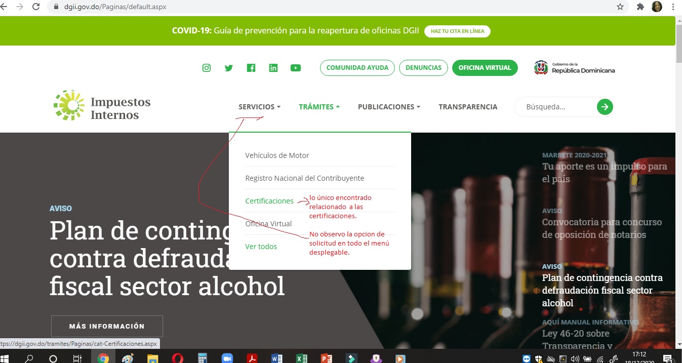 Oficina Virtual Dgii